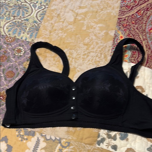 Intimates & Sleepwear | Black Front Fasten Bra | Poshmark